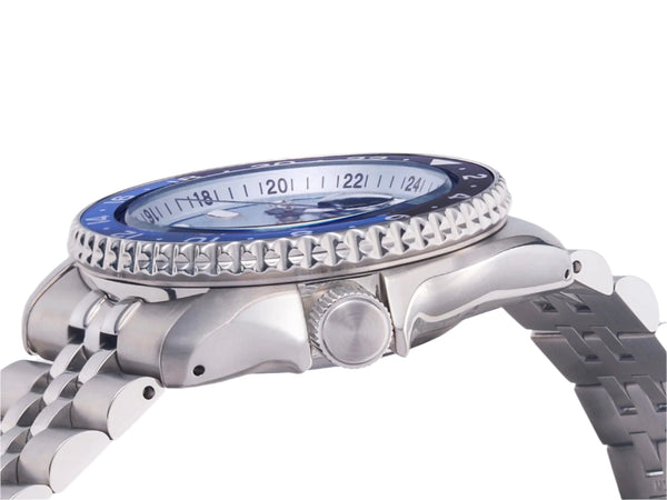 Seiko 5 SKX Automatic SSK029 GMT Sports Series Ice Blue Stainless Stee ...